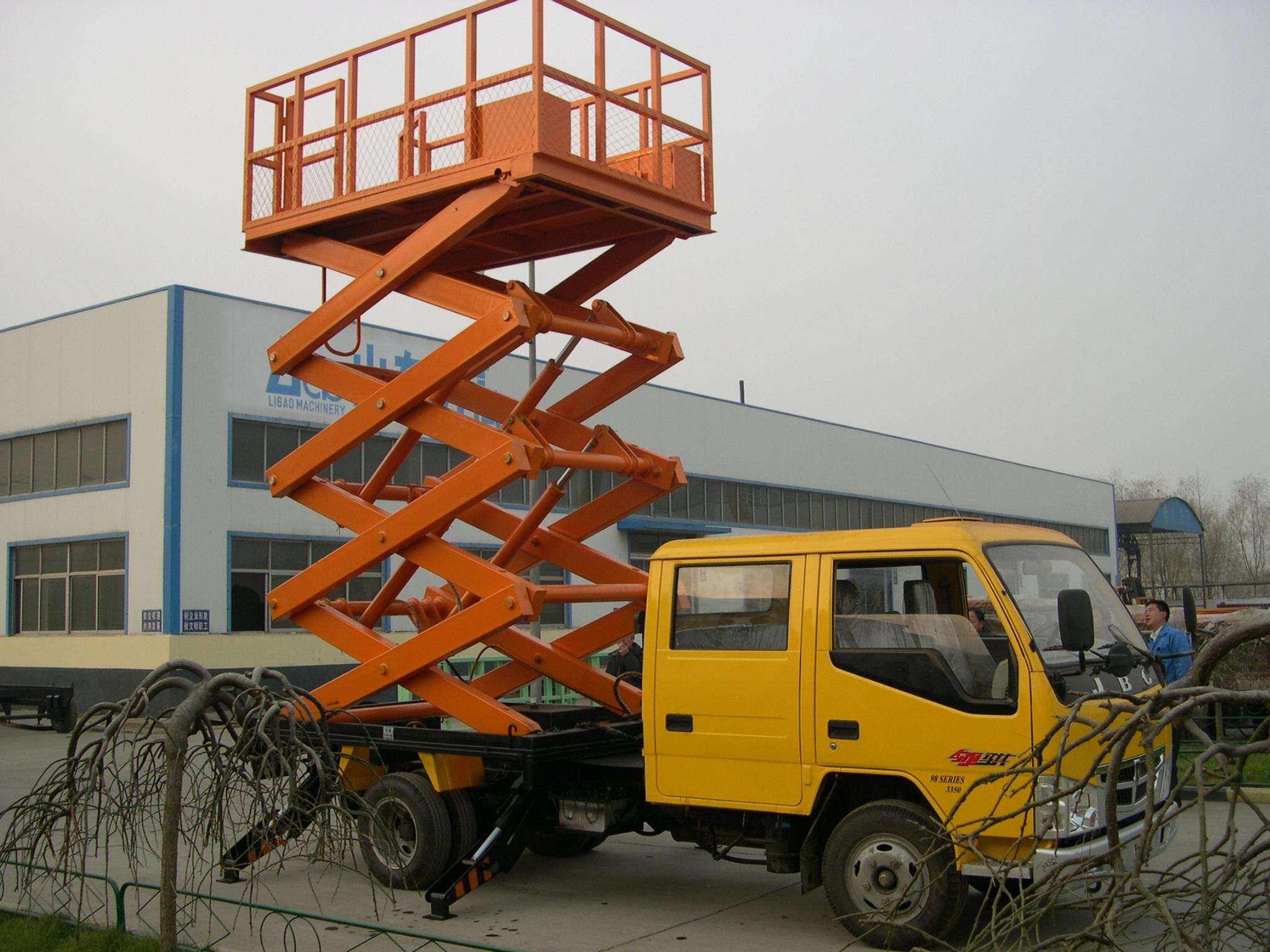 Truck Mounted Scissor Lift | Scissor Lift Manufacturer - DFLIFT